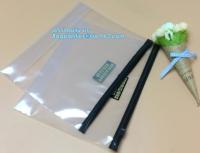 China pe plastic resealable slider zipper bags, Eco-friendly Slider Zipper Flat Plastic Bag For Document or Swimwear for sale