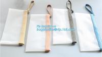 China Eco Friendly Silicone Cylinder Zipper Bag, pu book band with elastic band, student pecil bag, Multi-Purpose Clip-On Zipp for sale