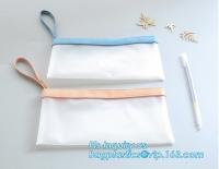 China promotion zipper pencil bag, Waterproof and shockpfoof Triangular pencil bag silicone pencil bag students for sale
