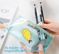 China promotion zipper pencil bag, Waterproof and shockpfoof Triangular pencil bag silicone pencil bag students for sale