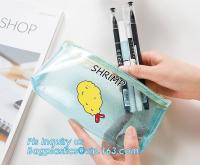 China promotion zipper pencil bag, Waterproof and shockpfoof Triangular pencil bag silicone pencil bag students for sale