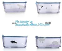 China Recyclable Plastic Clear frotsed Matte Vinyl Slider k PVC Bag Packaging, slider zipper bag for garment packaging for sale