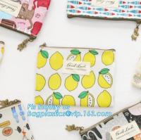 China pencil case students Simple canvas bag Stationery case large PU pencil bag, zipper pencil pouches bag School Stationery for sale