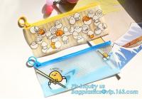 China Sale Direct Custom Clear Vinyl Transparent PVC Slider Zip lock Bag, Different Size Plastic Document Bag, Non-toxic odorl for sale