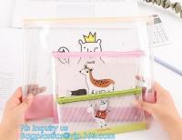 China OEM plastic vinyl slider zipper pouch zip lock bags, Slider Zip Bags Vinyl Envelopes Clear Zipper Bag suppliers for sale