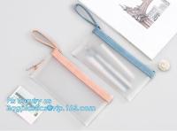 China Export to Japan silicone pencil bag, neoprene customized logo pencil bag, zipper lovely large capacity students learning for sale