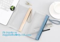 China Export to Japan silicone pencil bag, neoprene customized logo pencil bag, zipper lovely large capacity students learning for sale