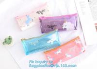 China Polyester Pencil Bag for custom rubber logo, polyester fabric pencil bag, Silicone pencil Bag For Student, rubber pencil for sale