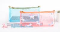 China stand up pvc slider bag vinyl k bag, vinyl pvc A4 file bag with slider k, Non-toxic PVC slider zipper bag for sale