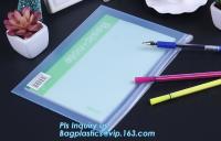 China waterproof vinyl clear plastic zipper garment bag, clear vinyl a3 / a4 / a5 plastic pvc mesh zipper bag, Personal Care P for sale