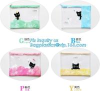 China pp file folder plastic pockets document bag, A4 mesh folder zipper pocket document bag, Document Bag with Zipper Storage for sale