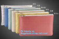China Document Bag with Zipper Storage Holder for Papers Stationery Student Gift, Customized stand up zipper plastic bag for sale
