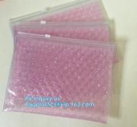 China Plastic Slider Zipper Bubble Mailers Padded Envelopes Bag, Plastic Bubble Zipper Bag, Plastic Slider Zipper Bubble Maile for sale