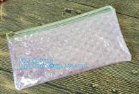 China Flat bottom zip lock tin tie food packaging aluminum foil bubble bag, Air Bubble Plastic Packing Bag, Shock Proof Slider for sale
