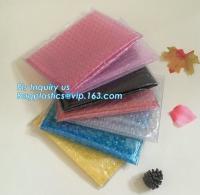 China Slider Zip Lock Bubble Bags Zip Padded Pouch, Envelopes Bubble Bag/ Slider Zip Lock Air Bubble Protection Bags for sale