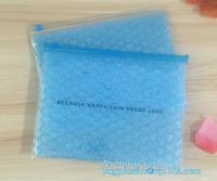 China Slider Zip Lock Bubble Bags Zip Padded Pouch, Envelopes Bubble Bag/ Slider Zip Lock Air Bubble Protection Bags for sale