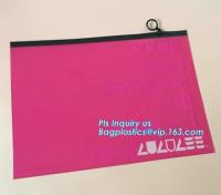 China underwear bra packaging slider k bags, customized slider zipper bag, top slider zipper bag zipper silver foil garm for sale
