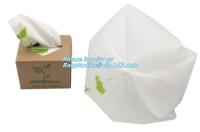 China Customized biodegradable compostable Drawstring garbage bag, compostable garbage bags on roll with drawstring, draw tape for sale