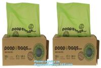 China Cornstarch Based Eco Compostable Dog Poop Pick Bag - 4Refill Rolls,60Bags, EN13432 BPI OK compost home cheap price high for sale