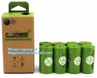 China Compostable Bag For Dog Poop Drawstring Holder Custom Dogs Poop Bag Dispenser, Scented Dog Poop Bag Compostable Puppies for sale