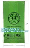 China cornstarch based compostable pet waste bags, Eco-friendly Compostable Pet Poop Bag, safe dog waste bag, biodegradable po for sale