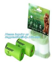 China Disposable PE dog poop bag with printing, Pet Compostable disposable biodegradable plastic garbage bag for sale