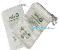 China biodegradable compostable eco friendly orn starch dry cleaning laundry bag, biodegradable plastic drawstring laundry bag for sale