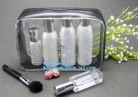 China Travel Kit Organizer Bathroom Storage Cosmetic Bag Hanging Toiletry Bag, OEM promotional transparent plastic Heat Seal s for sale