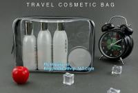 China Transparent EVA plastic beach cosmetic bag, vinyl transparent clear PVC zipper cosmetic bag, waterproof clear zipper pla for sale