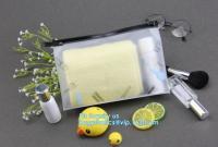China Zip lock frosted plastic slider PVC zipper packing bag for underwear / clothing / cosmetic, slider custom gift cosmetic for sale