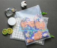 China Flat Pouch Bag Type Clear PVC Plastic Slider k bag, swimwear packaging eva bags,slider zipper bags for towel, slid for sale