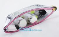 China k bags pvc zip bag for cosmetic packing, elegant bag frosted slider zipper bag for microfiber, bikini bag,pvc plas for sale