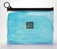 China EVA Plastic Personal Care Packaging Slider Bags, cosmetic pvc bag with slide industrial plastic bags, PVC / EVA / TPU zi for sale