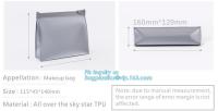 China zip lock plastic bags for packaging, Storage Bag k Travel Bags Zip Lock Valve Slide Seal Packing Pouch For Cosmeti for sale