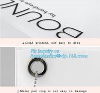 China student stationery transparent plastic slider zipper bag, Eco-friendly Slider Zipper Flat Plastic Bag For Document or Sw for sale