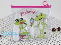 China plastic bag with zip lock for cosmetic, slide lock poly bag, standing up zip customized color pvc bag for cosmetics for sale
