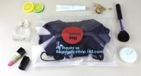China frosted zipper lock slider packing bag, cosmetic tool packaging sliding zipper bags, waterproof pe k slider bags for sale