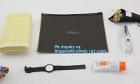 China Promotion of cosmetics case price good clear slider top pvc bag, cosmetics soft eva k slider bag eco bag, slider for sale