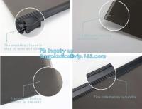 China PP slider bag / PP zip seal bag, k bags slider zipper pvc packing documents bags, Cosmetic Cases Plastic PVC Trave for sale