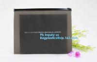 China PP slider bag / PP zip seal bag, k bags slider zipper pvc packing documents bags, Cosmetic Cases Plastic PVC Trave for sale