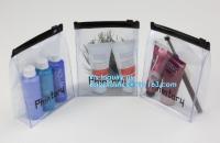 China eco-friendly clear vinvyl pvc slider zip bags k bag, slider zipper bag plastic bag with zipper/pvc zipper lock sli for sale