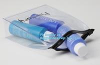 China k plastic waterproof bag for swimsuit, slider zipper pvc pouch k bag, facial mask bag custom retail bags cus for sale