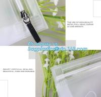 China slider bag /clear waterproof cosmetic packaging bag, slider bag plastic zipper bag vinyl cosmetic bag, cosmetic clear me for sale