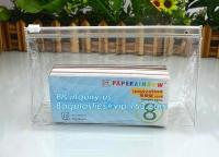 China slider zipper PVC plastic bag for packing bed sheet, Flat Zipper Top PVC Slider Zipper Bags For Towel Washing Goods Pack for sale