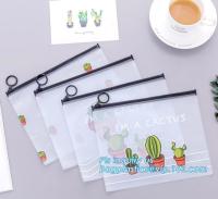 China slider bag resealable zipper bag for food/fish/meat, slider dried seafood zipper packaging bag, k bag with handle for sale