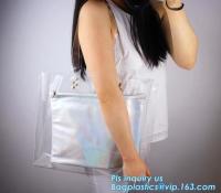 China Pouch Bags With Zip,Plastic Zip Resealable Pouch, side gusset bag with top handle and slider zipper, EVA Cosmetic Bag wi for sale
