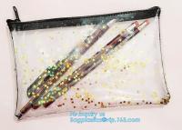China Cosmetic Zip Bag / Make Up / Toiletry / Washbag, Polyester Make Up Wash Bag Travel Cosmetic Bag with Two Sliders Zipper for sale