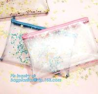 China Cosmetic Zip Bag / Make Up / Toiletry / Washbag, Polyester Make Up Wash Bag Travel Cosmetic Bag with Two Sliders Zipper for sale