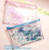 China Colorful Slider Bag Plastic Packaging Bag For Card Bag, Frosted Plastic EVA Garment Packing Bag Suit Clothes Bags With z for sale