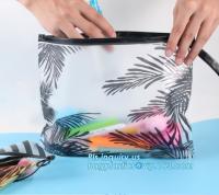 China resealable slider k eva plastic promotion bag, Frosted k bag Plastic drawstring frosted Bags With Zipper Sli for sale